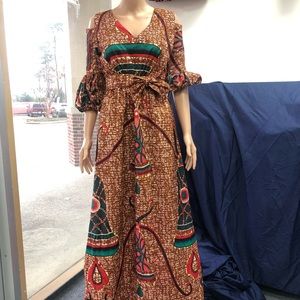 veroex | Dresses | African Clothing Ankara Women Long Maxi Dress | Poshmark